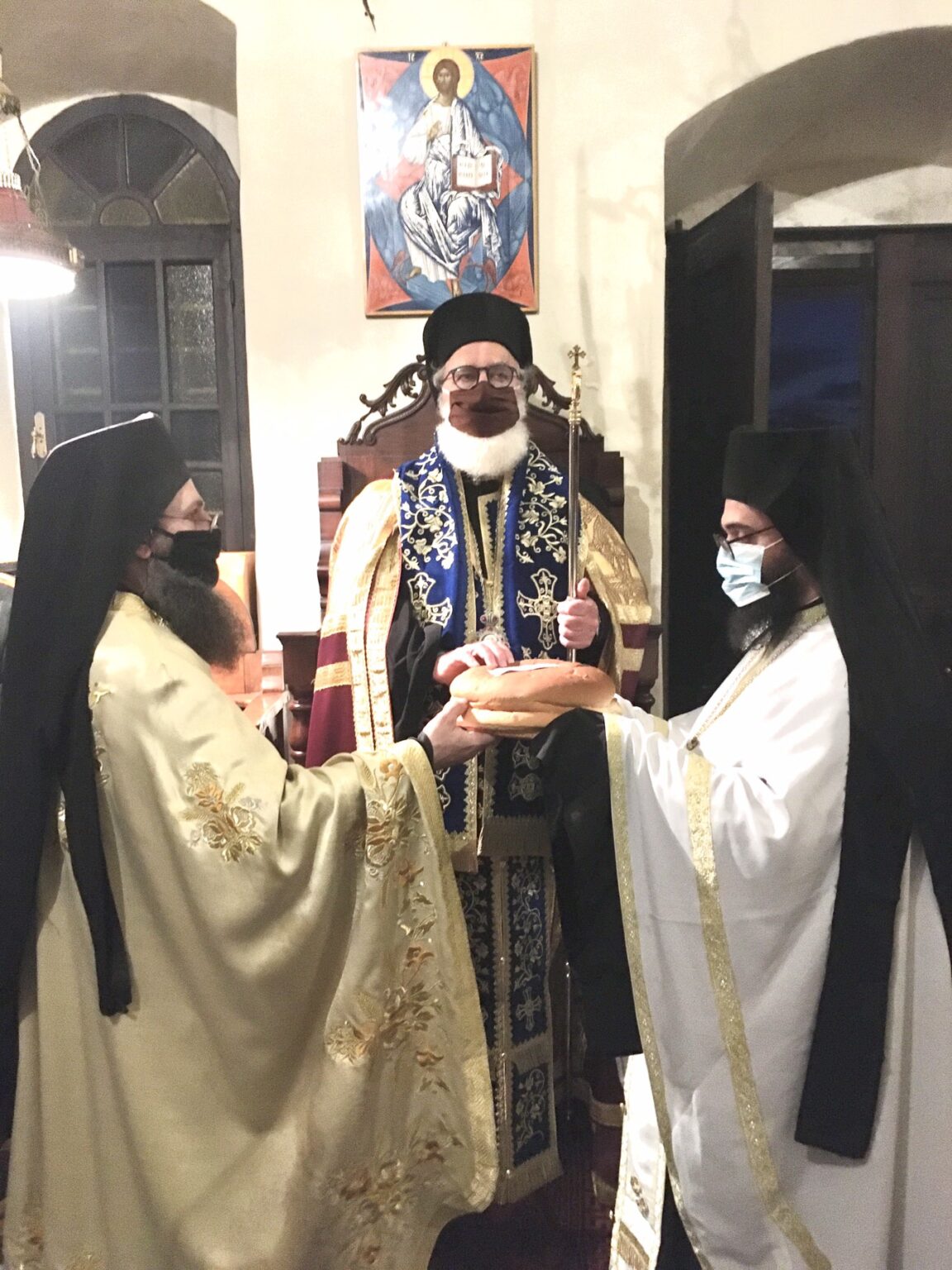 Πανηγυρικός εσπερινός του Αγίου Ιωάννου του Προδρόμου στην Ιερά Μονή ...