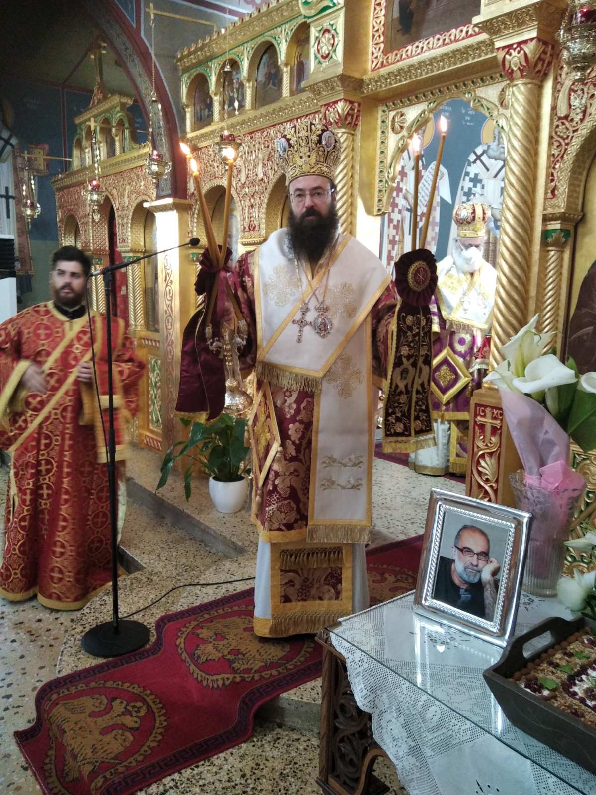 Τεσσαρακονθήμερο μνημόσυνο Ευαγγέλου Βερνιδάκη, κατά σάρκα αδερφού του ...