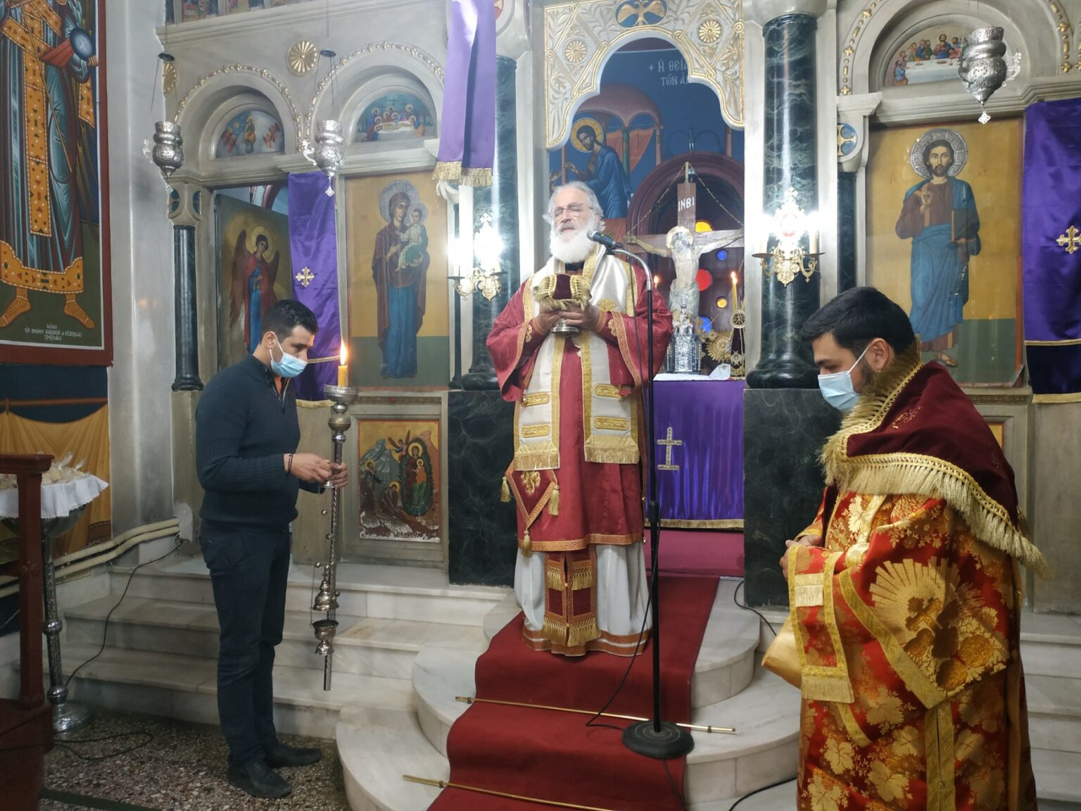 Ο Μέγας Εσπερινός της Μ. Πέμπτης και η Θεία Λειτουργία του Μεγάλου ...