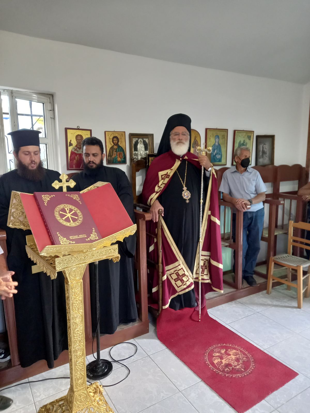 Εσπερινός επί τη ιερά μνήμη του Αγίου Αποστόλου Τίτου στο Χουμέρι ...